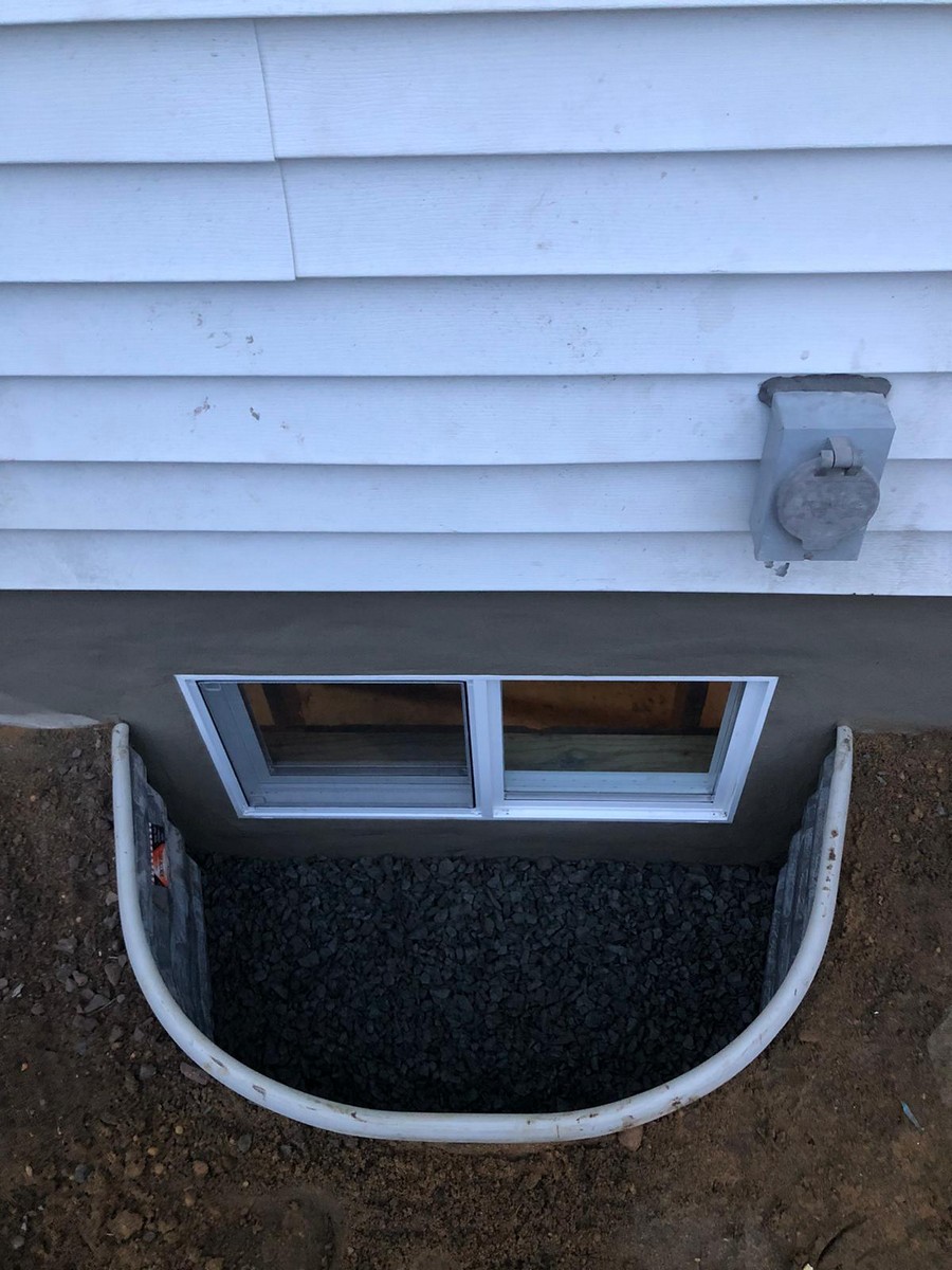 New basement window installed in Jackson